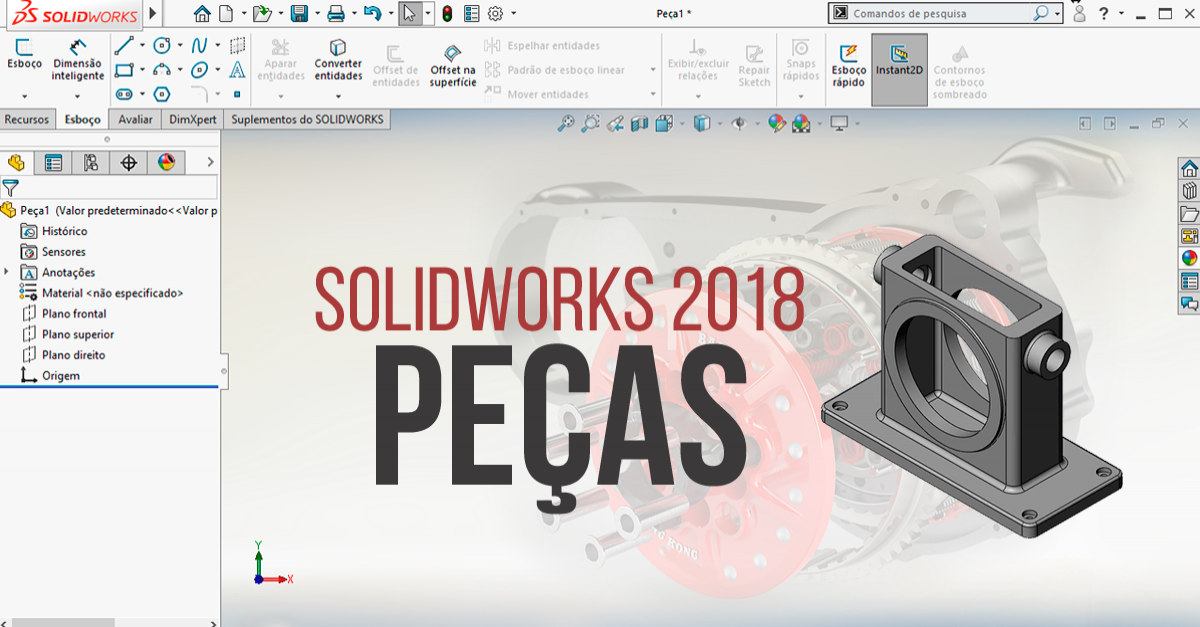 Curso SolidWorks 2018 Piezas | Online Courses from Basic to Advanced ...