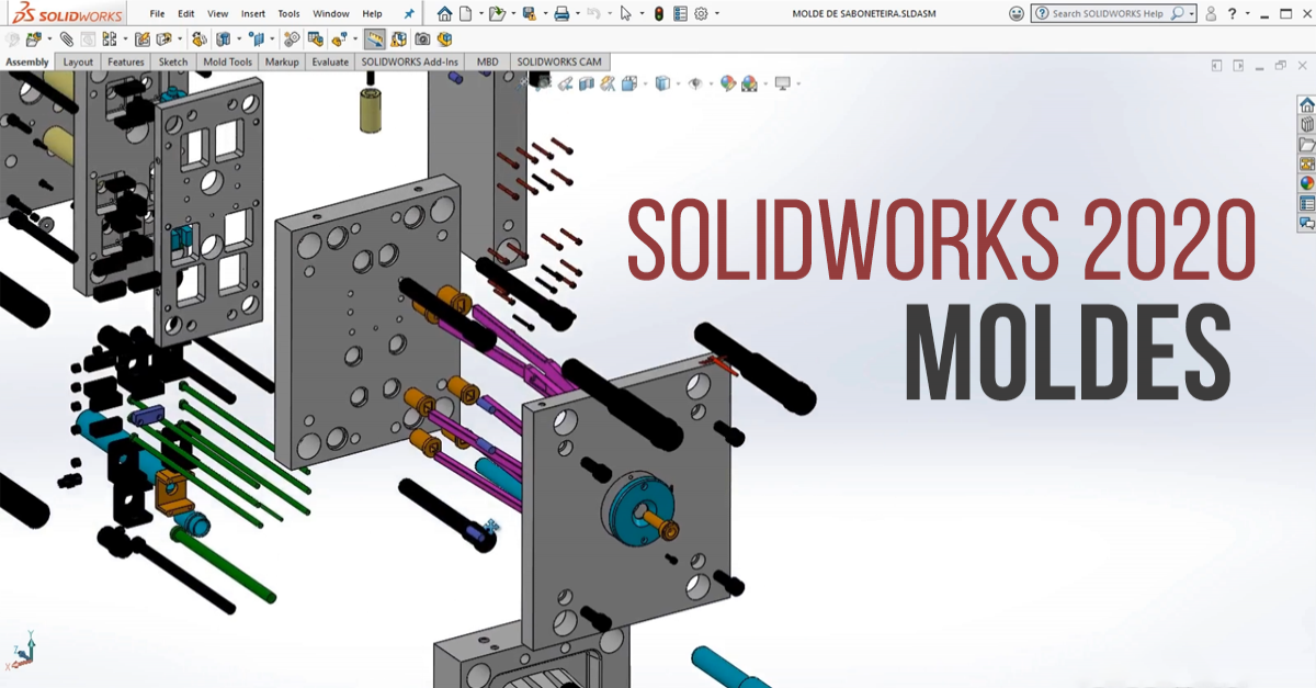 Curso Solidworks 2020 Moldes | Online Courses from Basic to Advanced | RenderTips